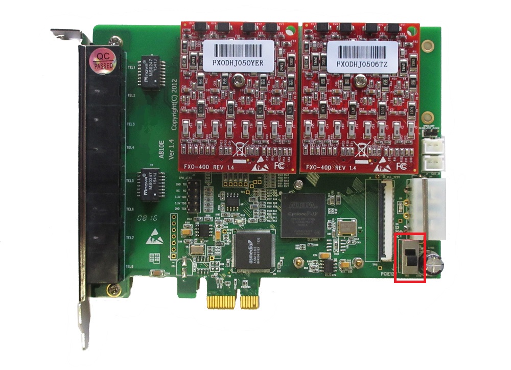 Galaxy 250 – Install FXO 8-Port Card – Documentation E-MetroTel